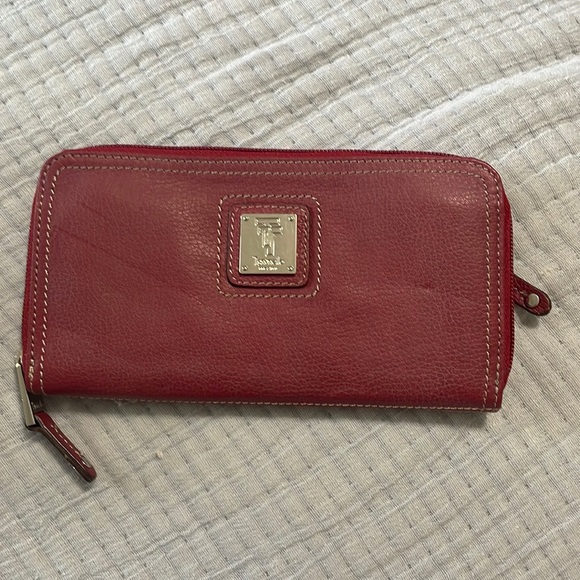 Tignanello | Bags | Tignanello Red Leather Wallet | Poshmark